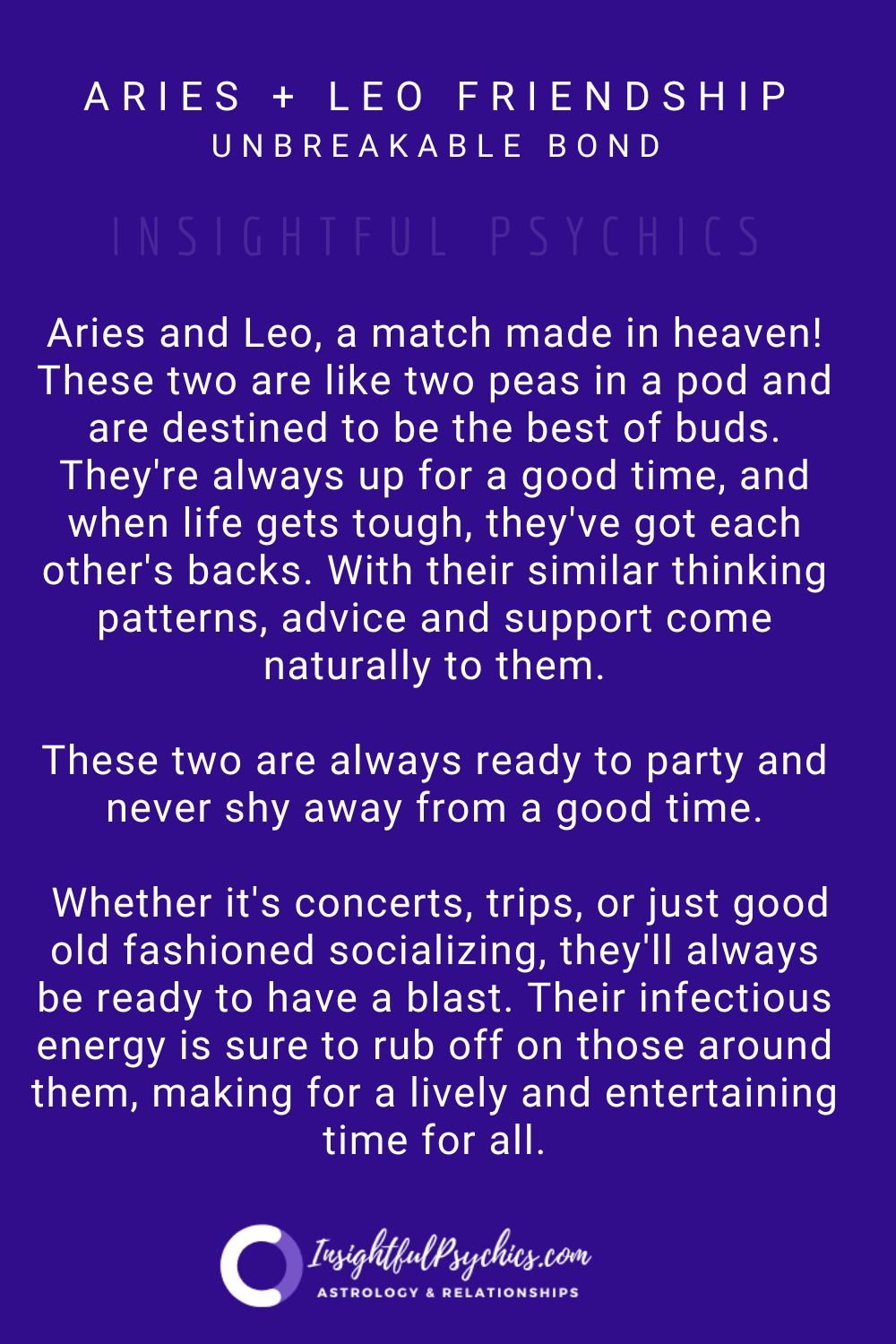 Aries and Leo Compatibility: Sex, Love, and Friendship